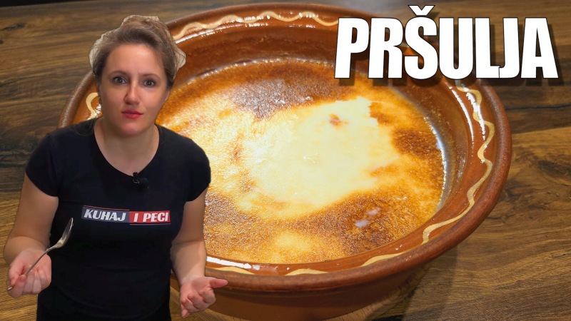 Pršulja zapečena sutlija sa rižom tradicionalno bosansko jelo / kuhaj i ...